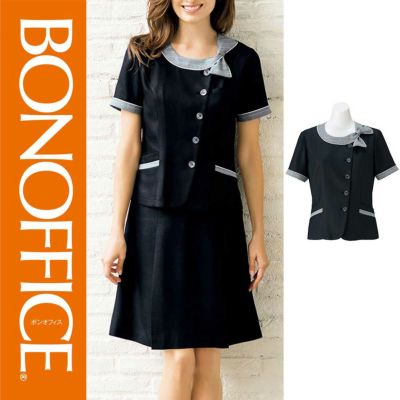 AJ0847【ボンマックス BONOFFICE】 オーバーブラウス 女子制服 事務服